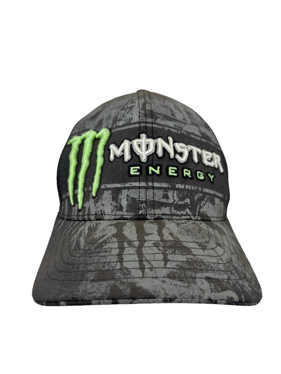 Fox | Accessories | Fox Racing Monster Energy Hat Men Sm Black Flexfit ...
